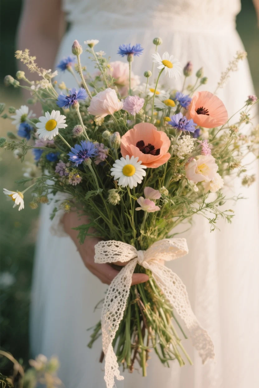 Dreamy Wildflower Wedding Bouquets for Effortless Bridal Style - The ...